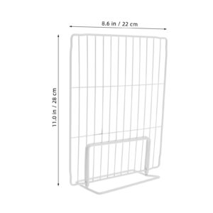 Veemoon Refrigerator Partition Board Freezer Wire Divider Iron Mesh Divider Drawer Separators Fridge Shelf Organizers Freezer Dividing Partition Plate