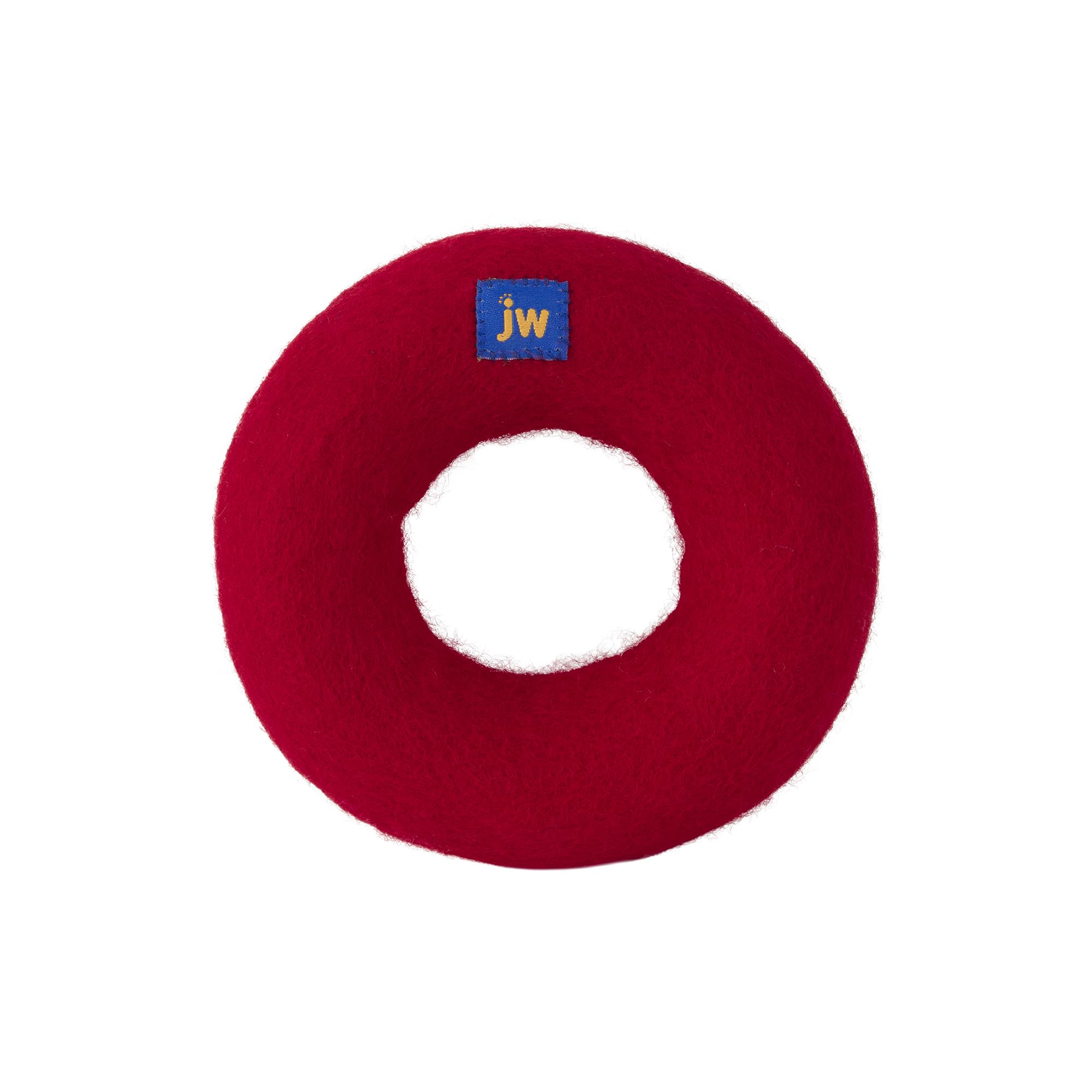 JW Wool-EE Ring Handmade 100% Wool All Natural Dog Toy for Fetch