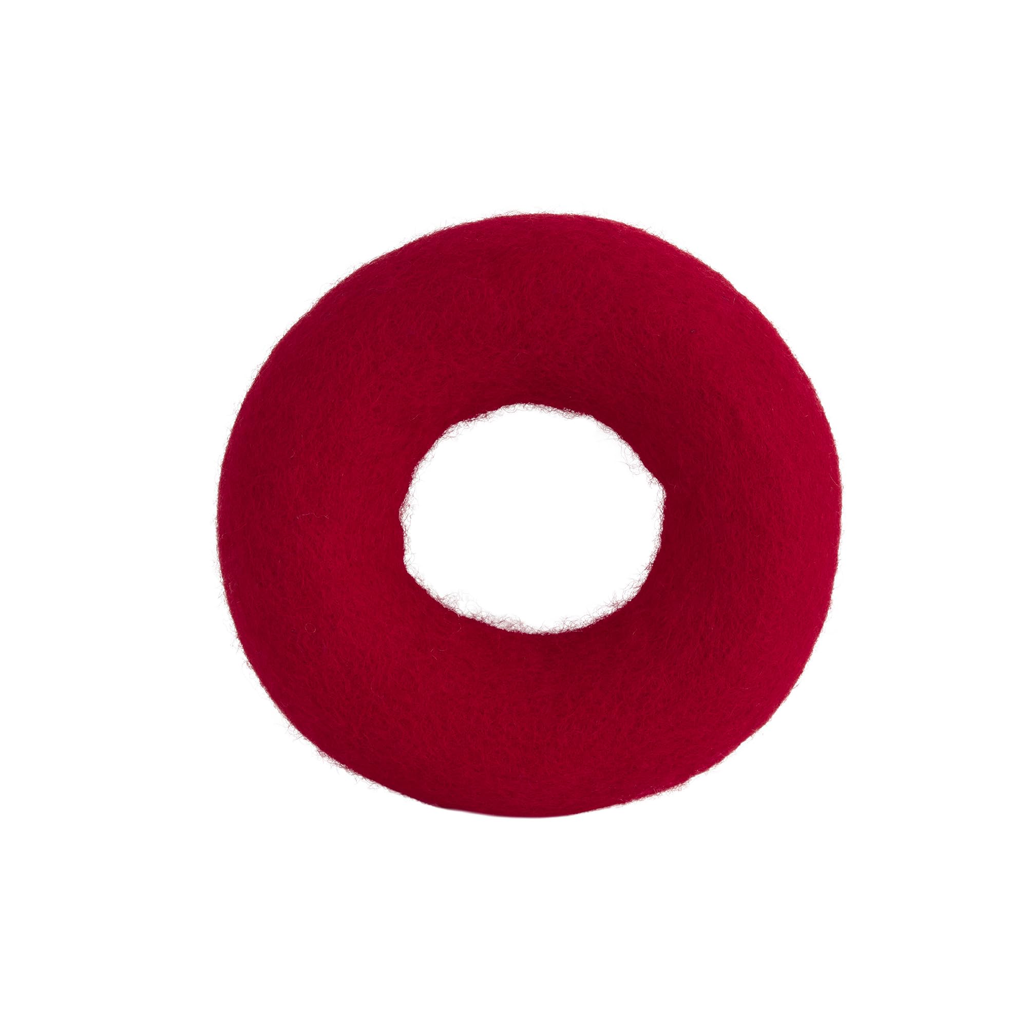 JW Wool-EE Ring Handmade 100% Wool All Natural Dog Toy for Fetch