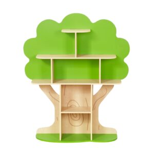 oook tree bookshelf for kids reading nook, montessori book shelf for classroom, kids room, playroom, nursery