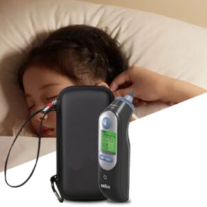 FBLFOBELI Hard Case for Braun ThermoScan 7 IRT6520/ThermoScan 5 IRT6500/ThermoScan 6 IRT6515 Digital Ear Thermometer