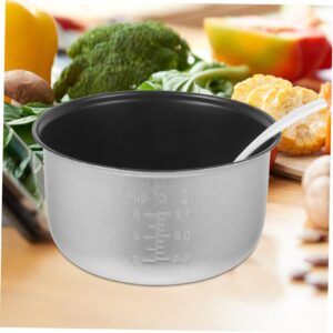 CRILSTYLEO Rice Cooker Liner Pie Pan Aroma Rice Cooker Nonstick Cooker Inner Cooking Pots Rice Cooker Insert Pot Cookers Rice Cooker Bowl Power Cooker Inner Interior Pot Instapot Pot Alloy