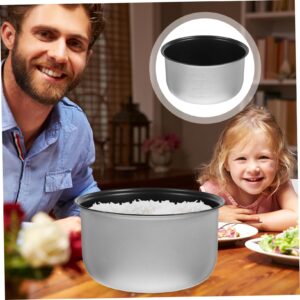 CRILSTYLEO Rice Cooker Liner Pie Pan Aroma Rice Cooker Nonstick Cooker Inner Cooking Pots Rice Cooker Insert Pot Cookers Rice Cooker Bowl Power Cooker Inner Interior Pot Instapot Pot Alloy