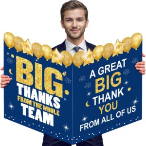 large thank you card jumbo appreciation card giant farewell greeting card huge gratitude thank you card farewell greeting card gift for coworker office leaving goodbye going away retirement party decorations