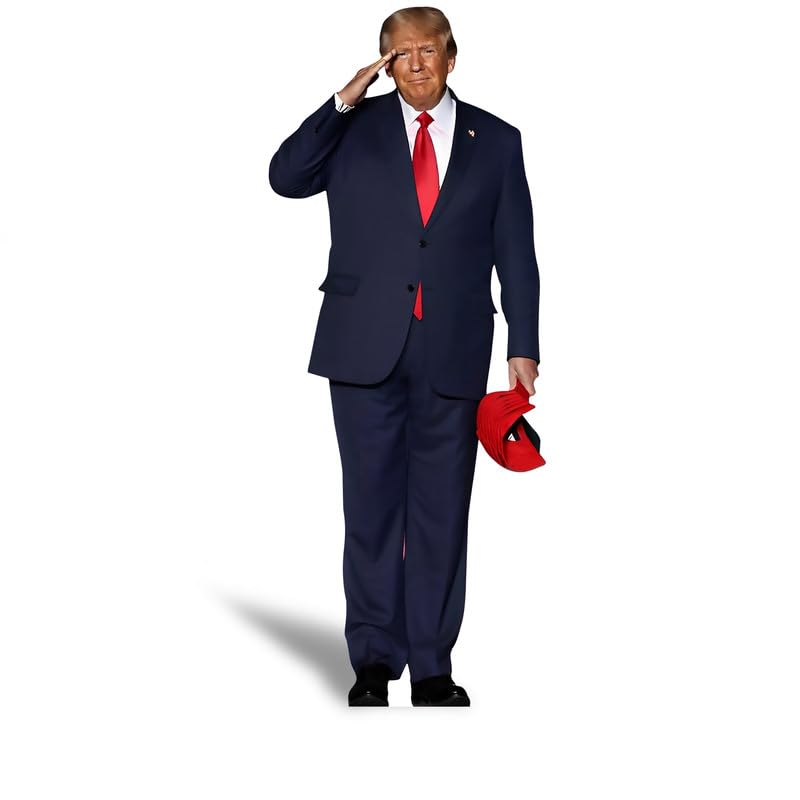 6 feet Donald Trump Stand Up | Cardboard Cutout | Life Size Standee | Picture Poster Photo Print