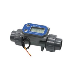 orinthia 3inch electronic lcd digital display flowmeter npn turbine flow meter pvc pipe liquid water for farm/garden irrigation