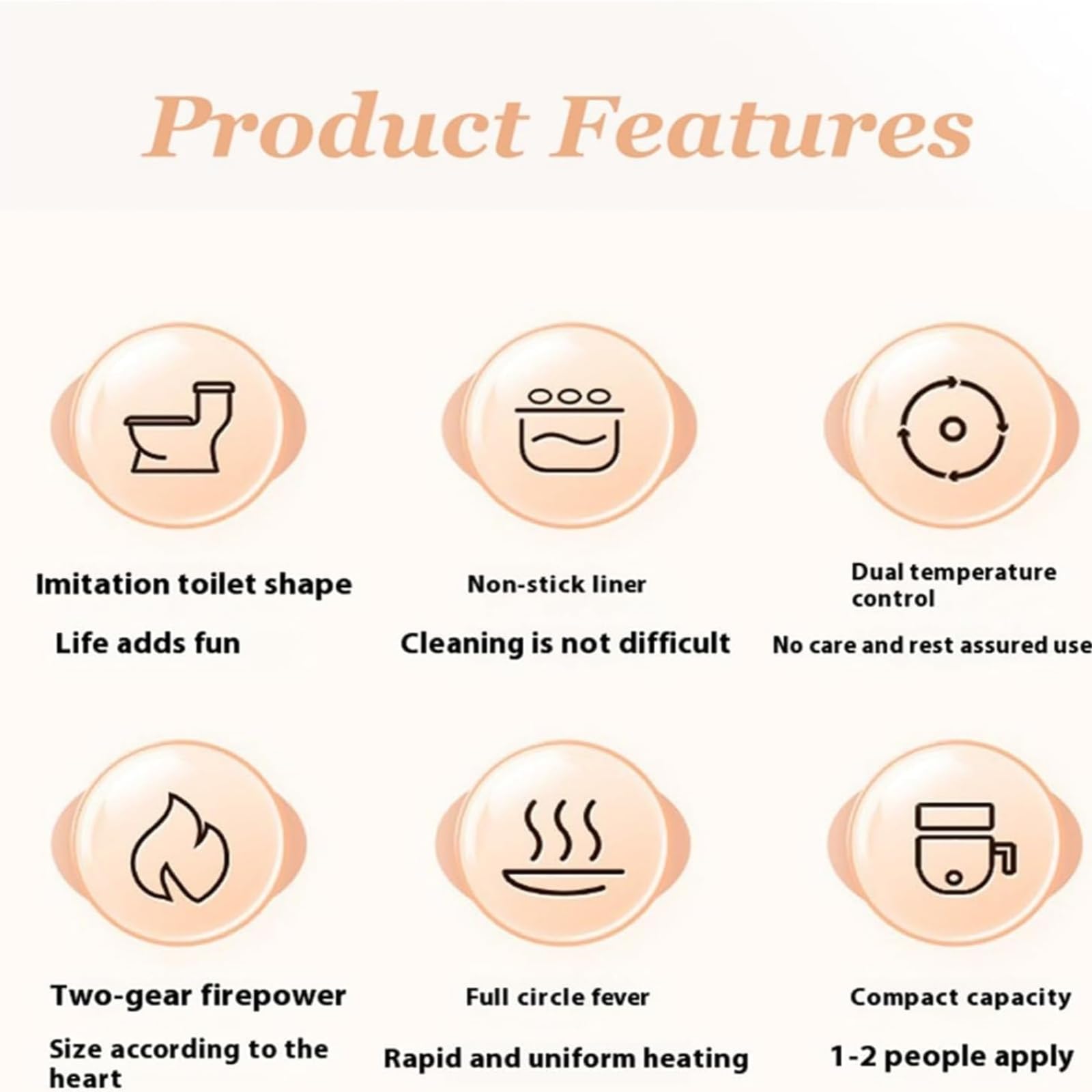 Funny Rice Cooker Non-Stick Multi Cooker Toilet-Shaped Electric Cooking Pot For Stir Fry, Steak, Noodles, Soup Portable Hot Pot For Dorm, Office, Travel,toilet crock pot