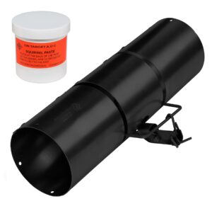 tube trap squirrel trap - the orginal tunnel trap - rust resistant black powder coated or standard metal - bait included (black coated - rust resistant)