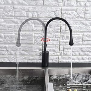 black kitchen faucet mixer tap single handle free swivel kitchen hot and cold water tap bath faucet basin taps water faucet