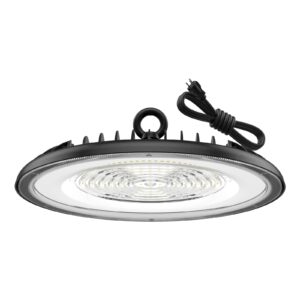 glitgate led high bay light 200w, 28000lm 5000k ufo high bay led light with us plug, hanging hook, ip65 waterproof high bay light for barn, warehouse, factory etl listed