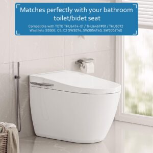 Washlet Deodorizer Air Filter Compatible with Toto THU6474-01/THU6474#01 THU6072 Washlets S550E C5 C2 SW3074 SW3054T40 SW3056T40, Bathroom Toilet Carbon Air Filter Carbon 4 Pack