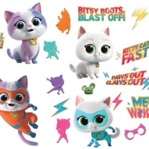 Disney Jr SuperKitties Peel and Stick Wall Decals by RoomMates, RMK5541SCS