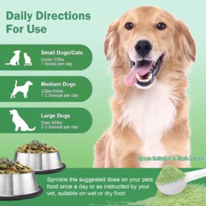 Dog Teeth Cleaning Powder,Dog Teeth Cleaning Kit with Finger Wipes,Dog Breath Freshener with Probiotics, Improve Oral Gastrointestinal Health Reduces Plaque Bad Breath for All Dogs and Cats