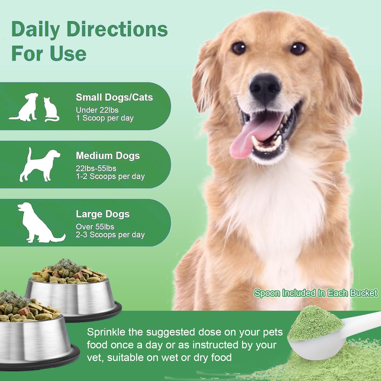 Dog Teeth Cleaning Powder,Dog Teeth Cleaning Kit with Finger Wipes,Dog Breath Freshener with Probiotics, Improve Oral Gastrointestinal Health Reduces Plaque Bad Breath for All Dogs and Cats