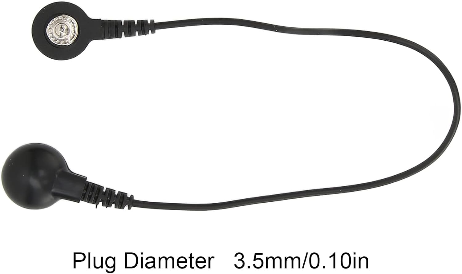 3.5mm Tens leadss Wires, Tens leadss Electrode Wires Tens Replacement Electrode Wires Leads Tens Cables Standard Connection Snap Cable for Digital Device for Electrode Leads Massager Machine