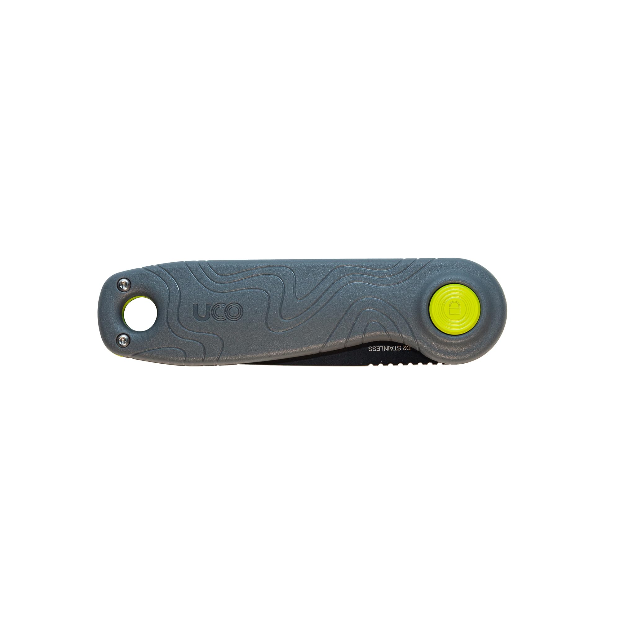 UCO Ingalls Switch-Lok Slip Joint Pocket Knife with D2 Steel Blade, Coal Grey, 2.6 Inch Blade