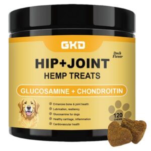 gkd joint supplement for dogs, glucosamine hip & joint supplement for dogs support aid with care mobility bites treats, joint chews for dogs, relief arthritis pain