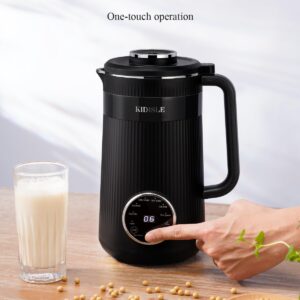 KIDISLE 32oz Automatic Soy Machine for Homemade Almond, Oat, Coconut, Soy, Plant Based Milks and Non Dairy Beverages with Delay Start/Keep Warm/Self-Cleaning/Boil Water