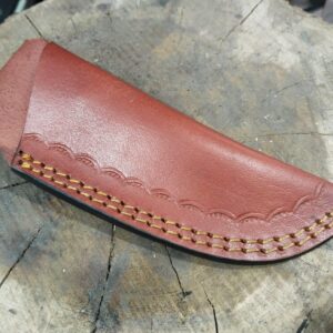 Generic Leather Sheath with Hand Stitching, Brown