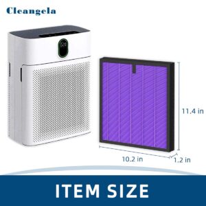 HY4866 Air Purifier Replacement Filter 4-Pack: Compatible with MORENTO HY4866, WESTHEY HY4866 and YIOU M1 Air Cleaner Purifiers-True HEPA Activated Carbon Filters, Multifunction Version, Purple