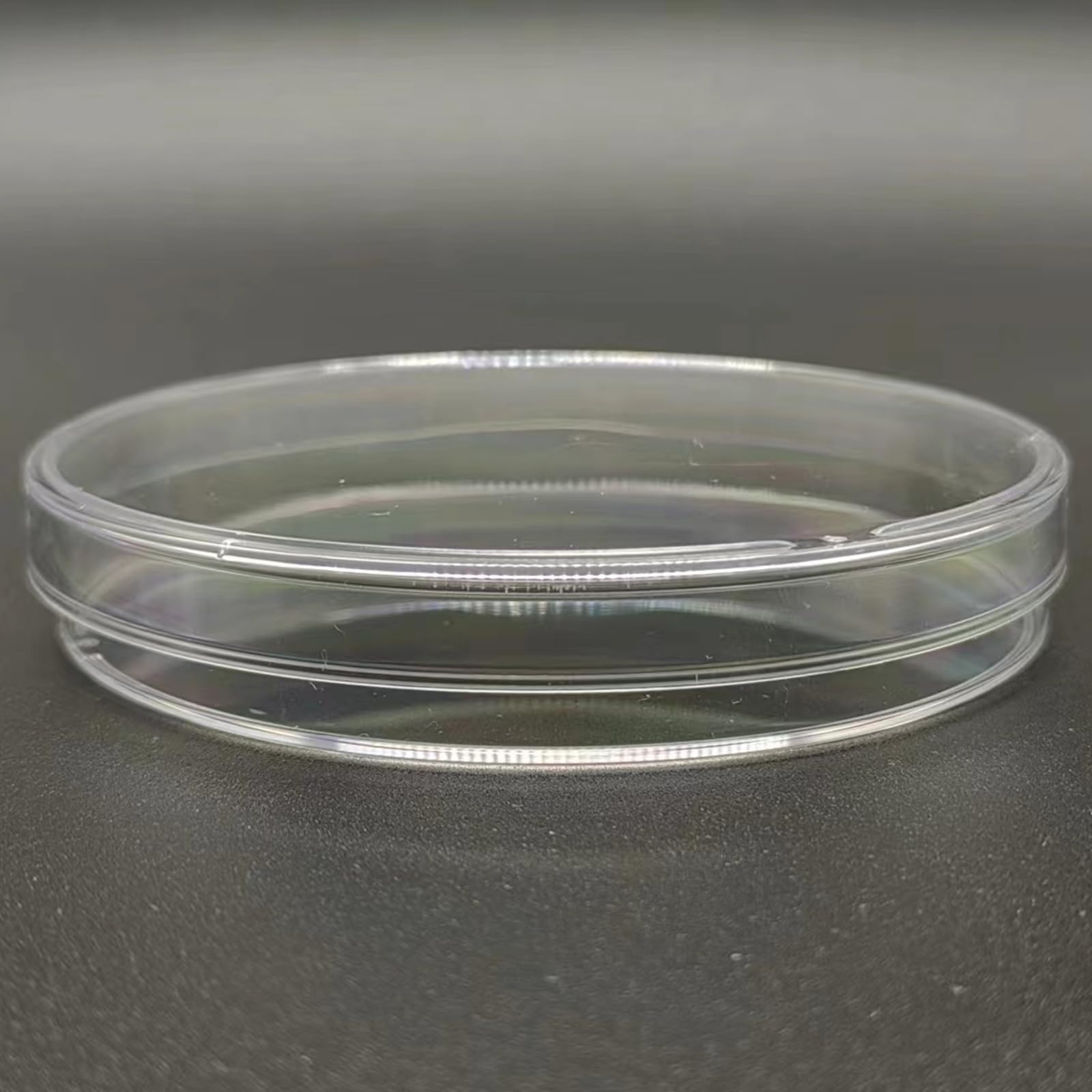 Pack of 10 Plastic Petri Dish with Lid, 90mm Diameter x 15mm Depth Plastic Petri Dish, Supplies for School Experiment Projects, Laboratory, Clear Petri Dish for Theme Party Events