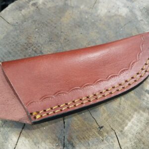 Generic Leather Sheath with Hand Stitching, Brown