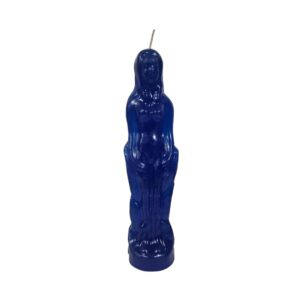 woman blue figure candle 8'