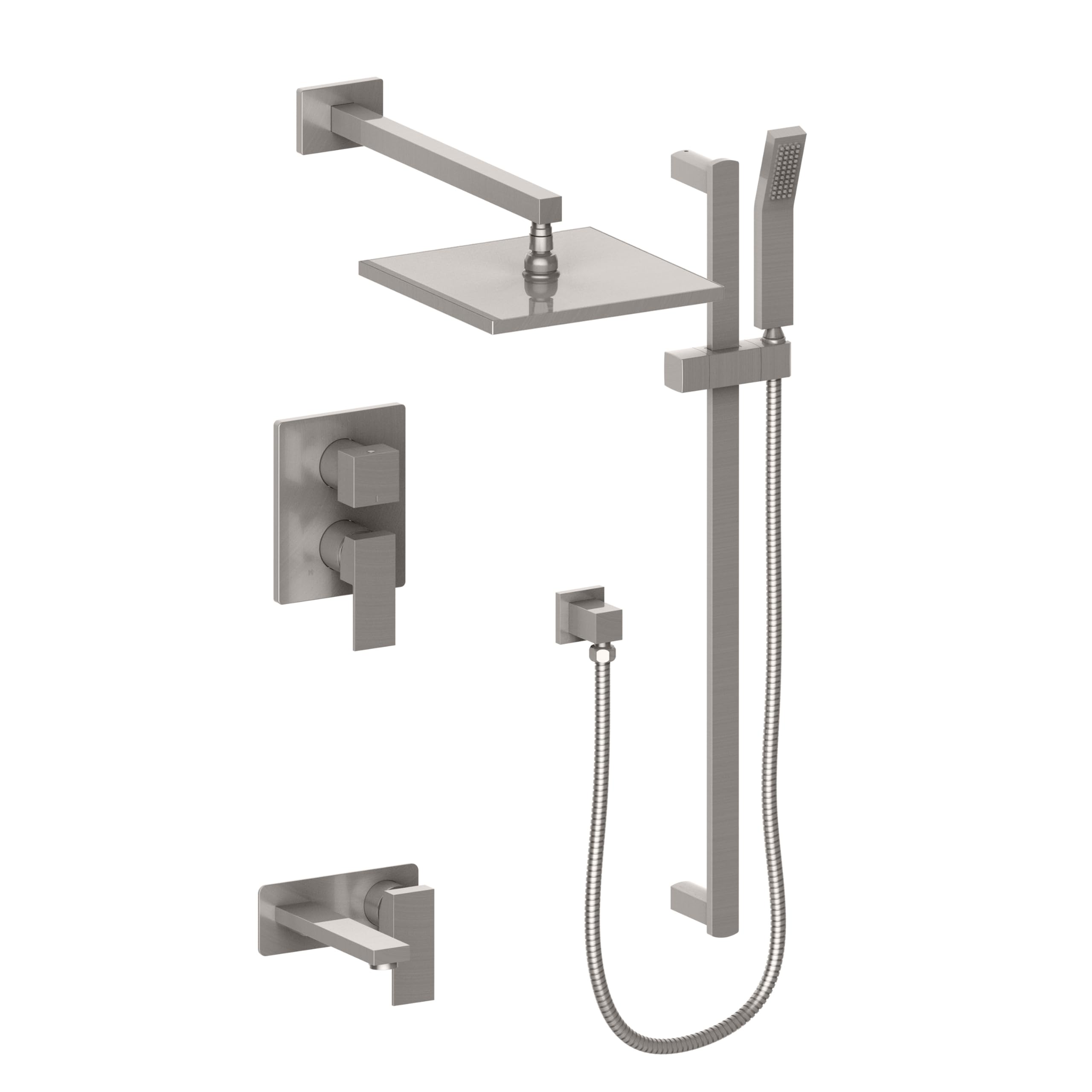 ZLINE Bliss Shower System with 16" Oversized Shower Head in Brushed Nickel (BLS-SHS16-BN)