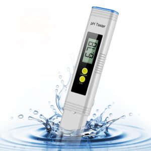 ph meter, digital ph meter, ph meter for water, ph tester 0.01 ph high accuracy water quality tester with 0-14 ph measurement range, ph meter for household drinking water, aquarium, swimming pool, spa