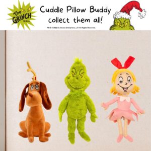 Franco Dr. Seuss The Grinch Cindy Lou Holiday & Christmas Bedding Super Soft Plush Cuddle Pillow Buddy, (Officially Licensed Product)