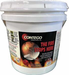 contego original formula intumescent fire resistant coating (1 gallon) for homes, garages, nurseries, bedrooms & kitchens. no vocs. restricts fire movement, reduces smoke