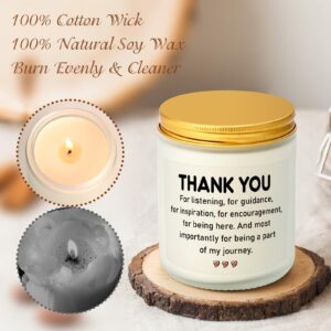 LiqCool Thank You Candle for Women Men, Appreciation Gifts for Teacher Coworkers Boss Lady Employees Manager Coach Friends, Thanksgiving Birthday Christmas Gifts for Dad Mom Sister BFF