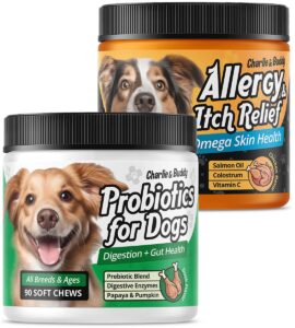 probiotics for dogs aid gut flora + dog allеrgy chews, immunе support & itсh rеlief for dogs