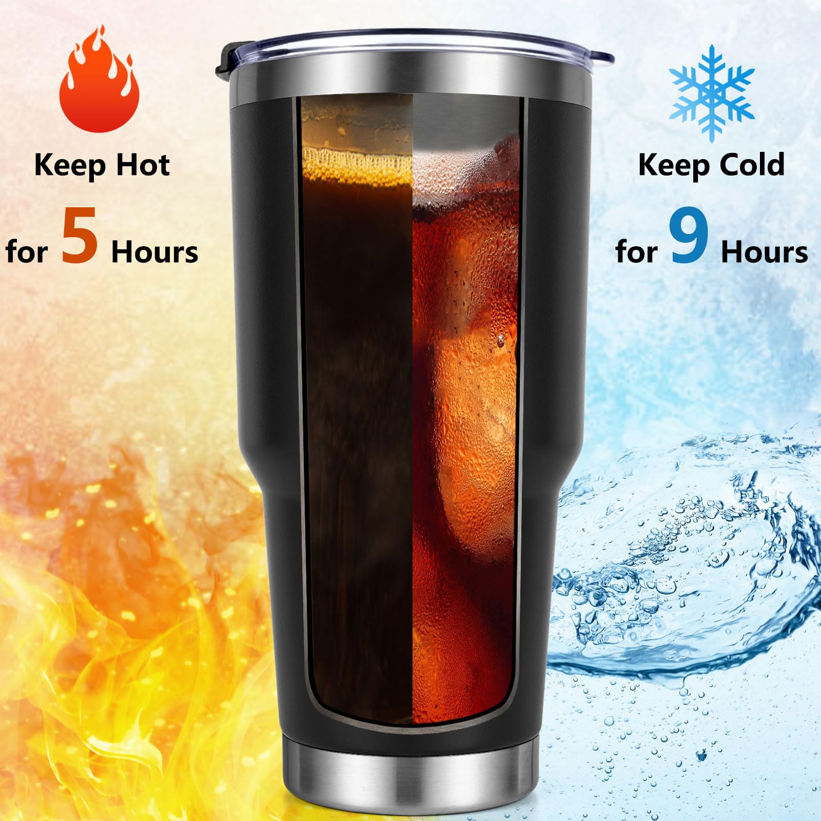 Lifecapido Pastor Gifts, Pastor Appreciation Gifts, Be Careful or You Will End Up In My Sermon Insulated Tumbler, Funny Christmas Gifts Church Gifts for Men Pastor Preacher Minister, 30oz Black