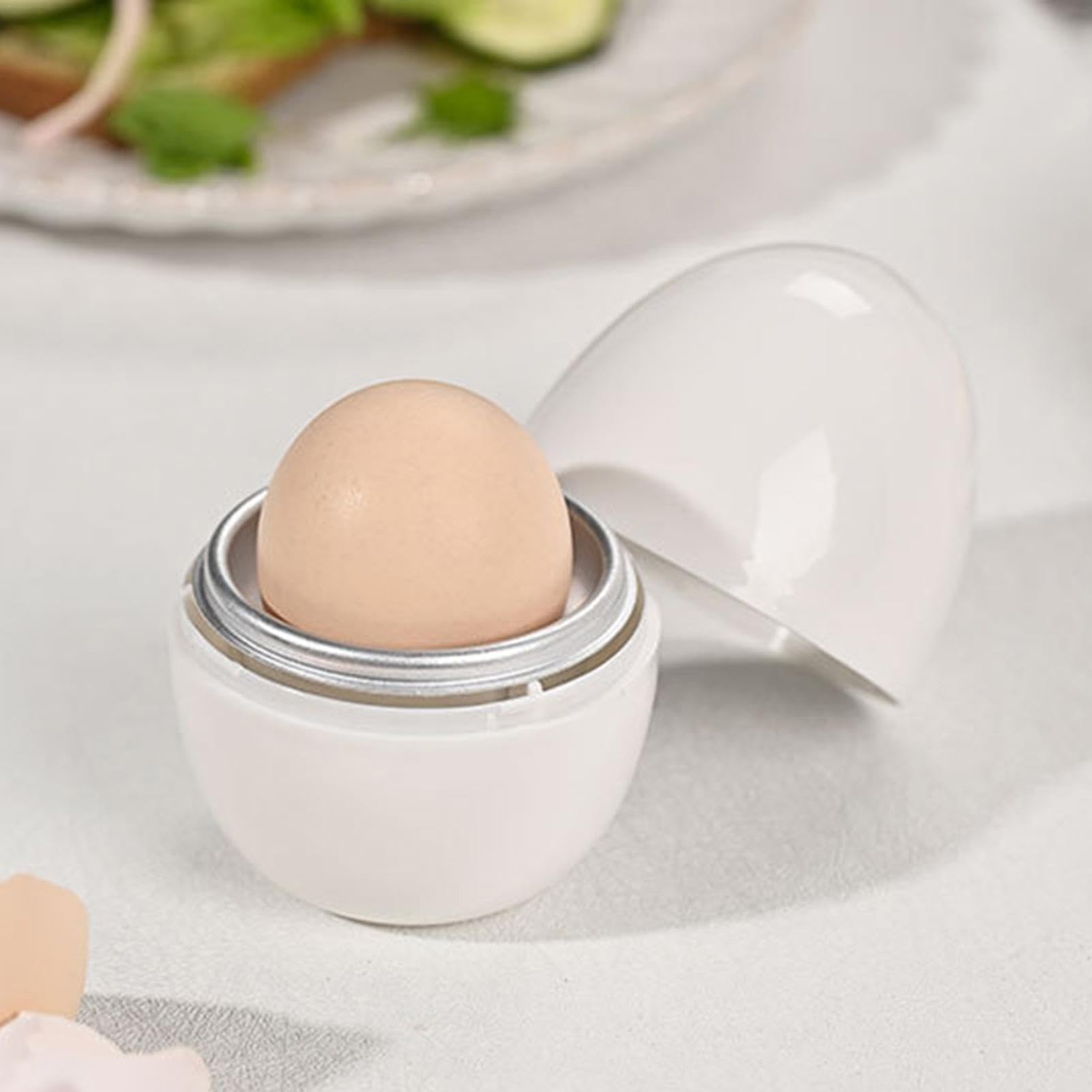 Microwave Egg Steamer - Egg Boiler, Boiled Egg Poachers | Microwave Poached Eggs Egg Cooker Maker with Lid, Quick Egg Boiling Hardboiled Egg Maker Boiler and Steamer for Hard Soft Boiled Egg