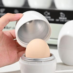 Microwave Egg Steamer - Egg Boiler, Boiled Egg Poachers | Microwave Poached Eggs Egg Cooker Maker with Lid, Quick Egg Boiling Hardboiled Egg Maker Boiler and Steamer for Hard Soft Boiled Egg