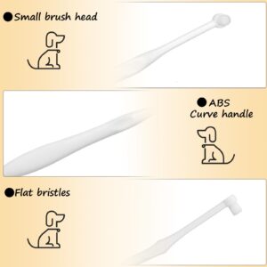 Xthrotsenk 3 Pack Kitten Toothbrush Cat Toothbrush Nano Dog Toothbrush Small Breed Toothbrush for Dogs Puppy Dog Teeth Brush Pet Tooth Brush Soft Nano Bristles Dental Care Toothbrushes