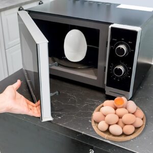 Microwave Egg Steamer - Egg Boiler, Boiled Egg Poachers | Microwave Poached Eggs Egg Cooker Maker with Lid, Quick Egg Boiling Hardboiled Egg Maker Boiler and Steamer for Hard Soft Boiled Egg