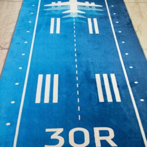 Generic Runway Rug,Track Rug,Aircraft Rug,Aviation Carpet,Airport Rug,Plane Rug,Runway Area Rug,Floor Area Rug,Racing Track Rug,Road Pattern Rugs RM1205.0 60x100Cm//23x39 inch