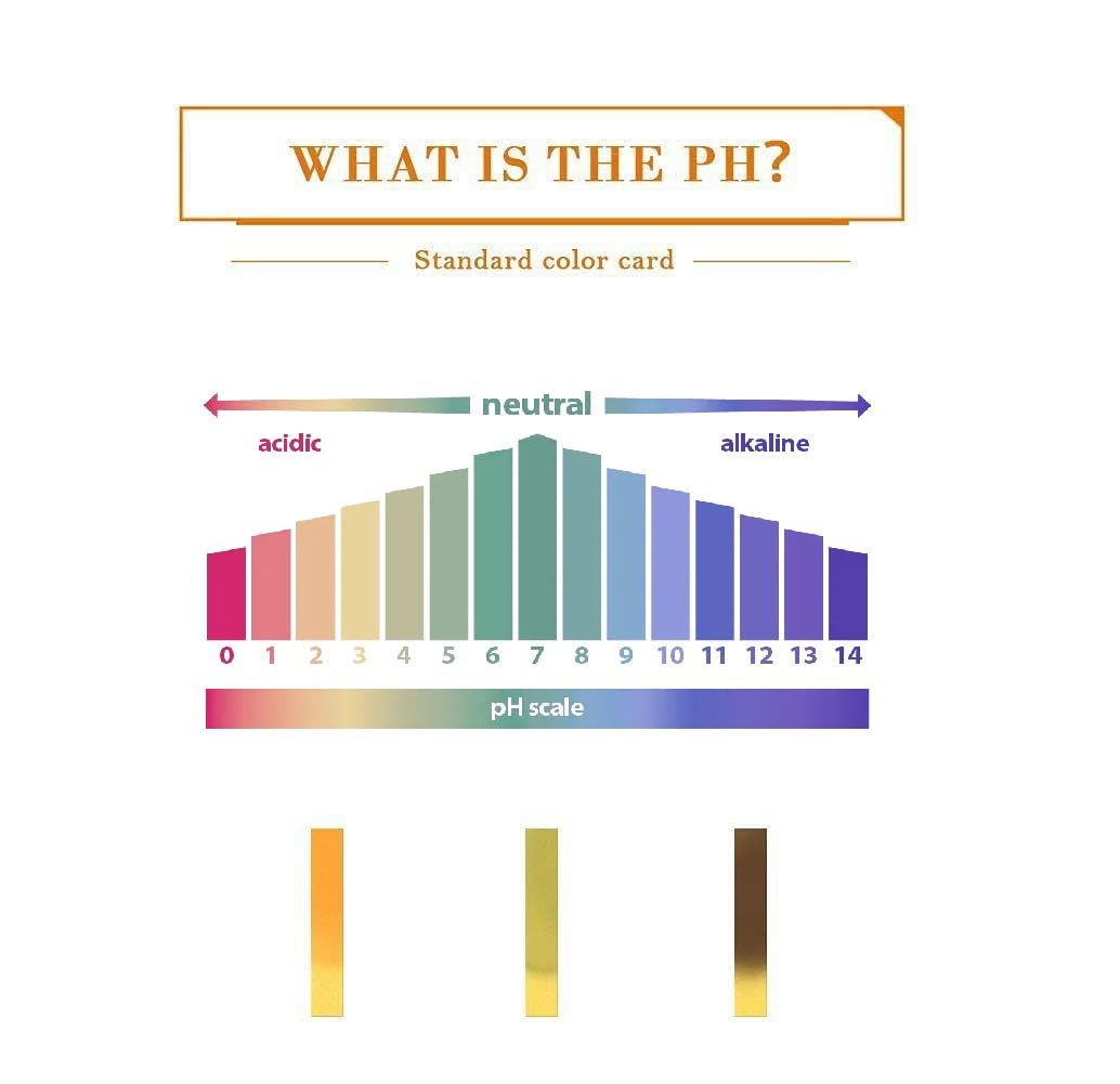 FLJDOUMAI pH1-14 Test Paper Extensive Test Paper Litmus Test Paper with Pipette Droppers for Water Saliva Urine Soil Testing Pet Food and Diet pH Monitoring (with Storage Case) (3 pcs)