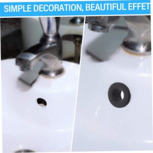 Veesper Sink Overflow Cover, Sink Bath Overflow Cover, Insert Cover Bathroom Basin Trim Round Overflow Sink Overflow Ring Sink Hole Cover Overflow Sink Hole Cover.