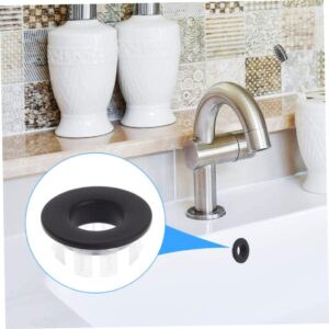 Veesper Sink Overflow Cover, Sink Bath Overflow Cover, Insert Cover Bathroom Basin Trim Round Overflow Sink Overflow Ring Sink Hole Cover Overflow Sink Hole Cover.