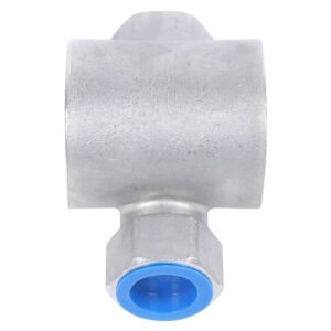 TFCFL 3/4" NPT Stainless Steel 304 Sight Water Flow Indicator with Plastic Impeller 362Psi 2.5MPa, Flowmeters Pipe Accessories