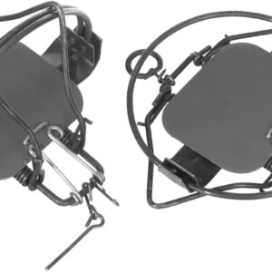 𝐀𝐧𝐢𝐦𝐚𝐥 𝐭𝐫𝐚𝐩 2 Packer Reusable Spring Traps Outdoor Traps are Responsive and efficientEasy to placeSuitable for a Variety of terrains Such as lawnsWoodsGardens (7in-2packer)