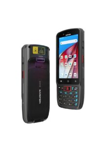 meferi android barcode scanner me40k, equip with se4710 zebra scanner, 4”screen 4+64gb 5180mah, android 12 pda handheld computer with keypad qualcomm cpu, 1d/2d/qr, rugged 4g gps nfc, pda for wms