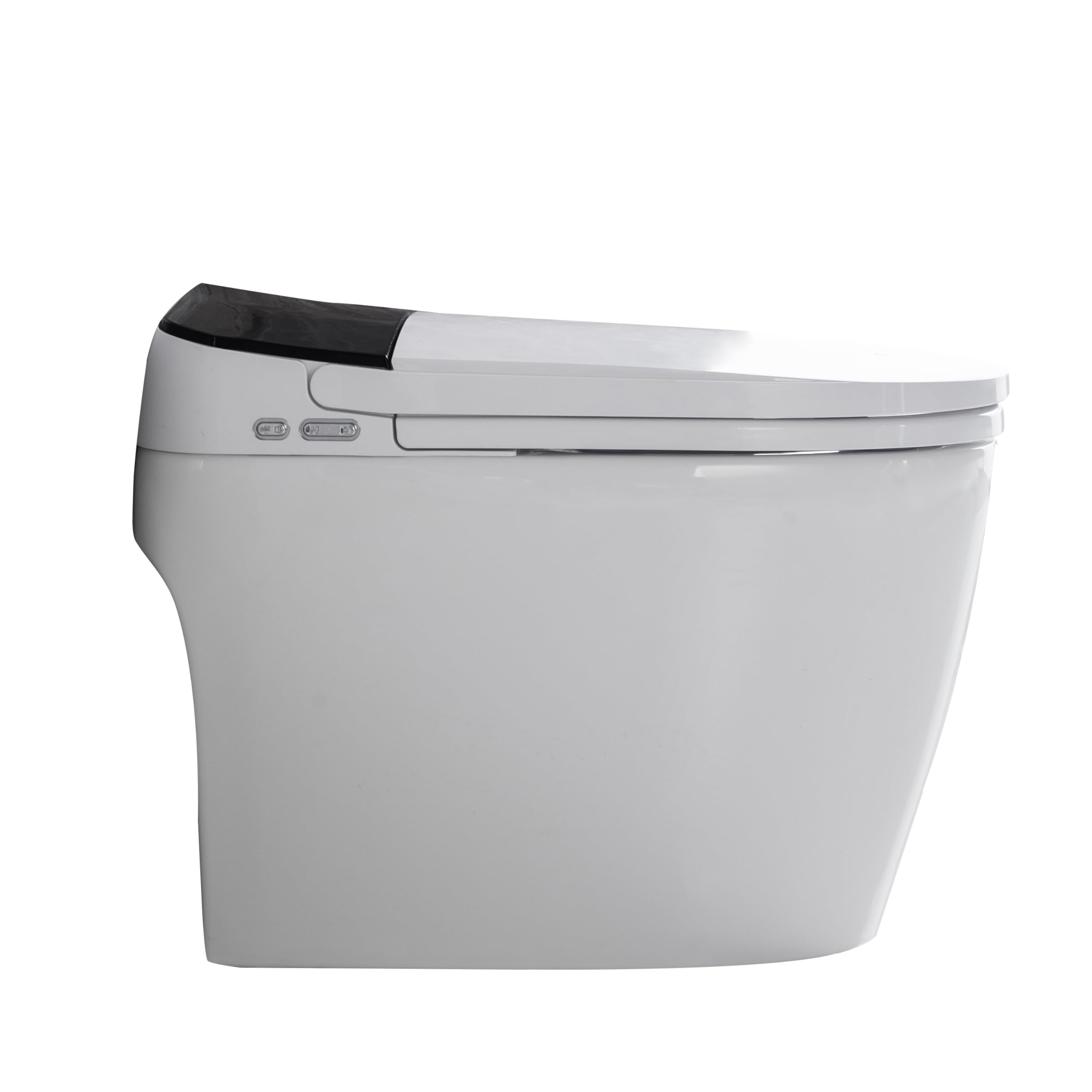 WinZo Elongated Smart Toilet With Bidet Built In, Auto Flush/Foot Sensor,Heated Seat, Warm Water & Dry Air,Self Cleaning Powerful Flush 1.28 GPF For Modern Bathroom