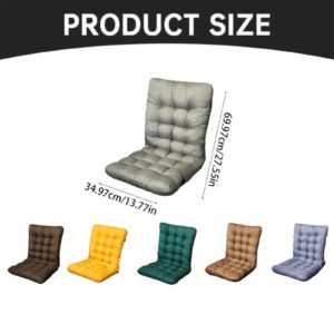 Rocking Chair Cushion, Outdoor Chair Cushions, Tufted Pads Non Skid Slip Backed Set of Upper and Lower with Ties, Seat Cushion Non Skid Slip, Chair and Cushions Pads for Indoor Home, Kitchen