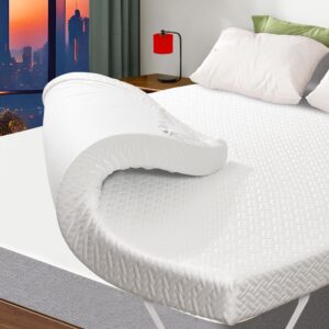 3 inch memory foam mattress topper king size gel memory foam cooling mattress topper mattress pad cover for back pain bed topper with washable cover