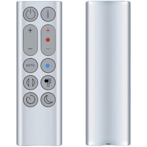 replacement hp04 hp05 hp06 hp09 fan remote control for dyson pure hot + cool heater fan air purifying/heater（color: silver）