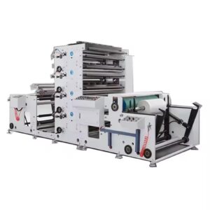 Wide-Format 4-Color Automatic Printer,Printing Machine Multi Color, Paper Cup Printing Equipment, Paper Cup Fan and Logo Printing Machinery, for Paper Cups and Paper Bags，Large, White (1)